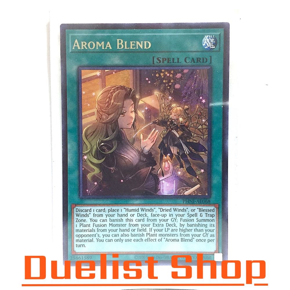 Aroma Blend (R) Spell [Normal] ชุด PHNI-AE068 การ์ดยูกิโอ (Yu-Gi-Oh!) OCG Asia ENG | Shopee Thailand