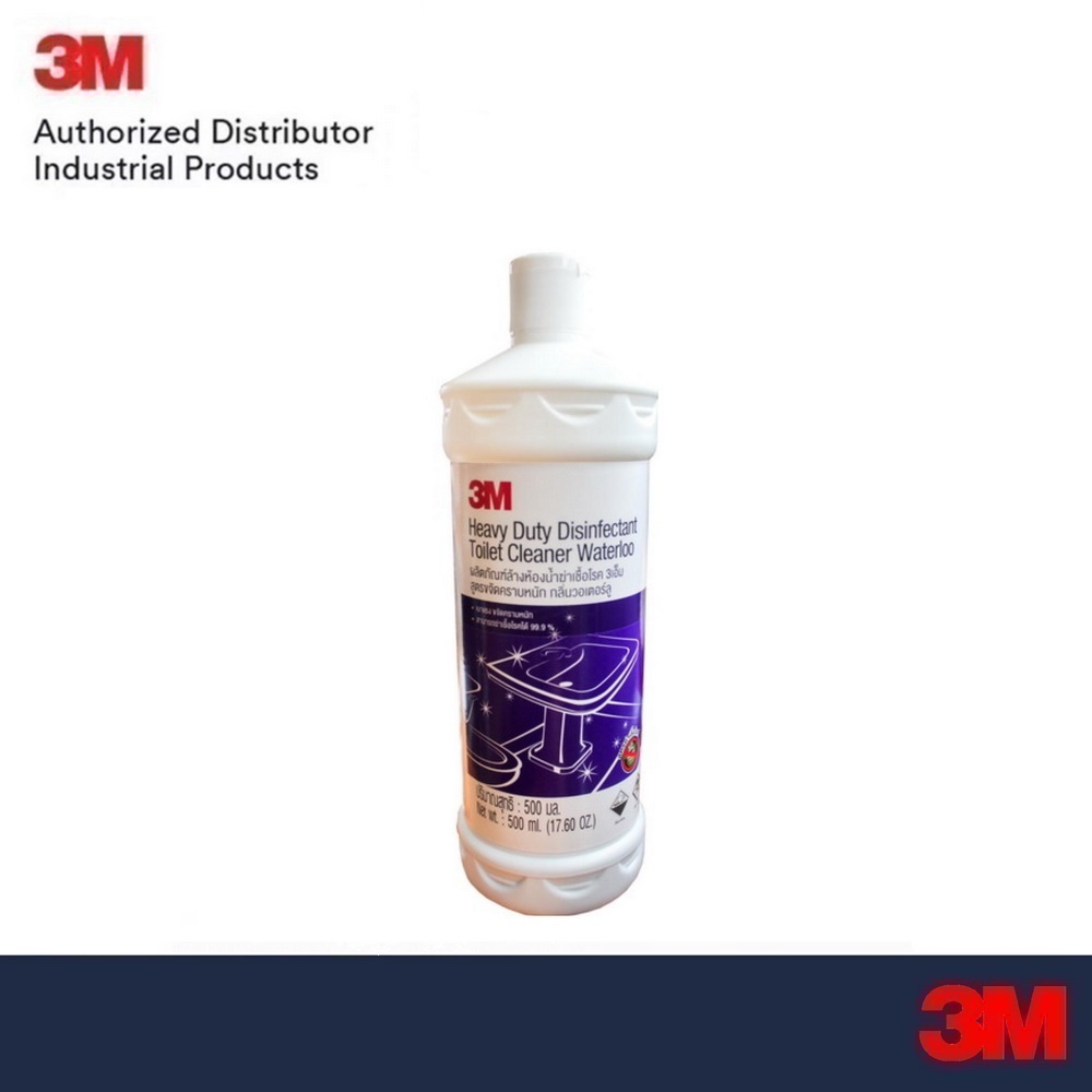 3M 500 มิลลิลิตร น้ำยาล้างห้องน้ำฆ่าเชื้อขจัดคราบหนัก กลิ่นวอเตอร์ลู ...
