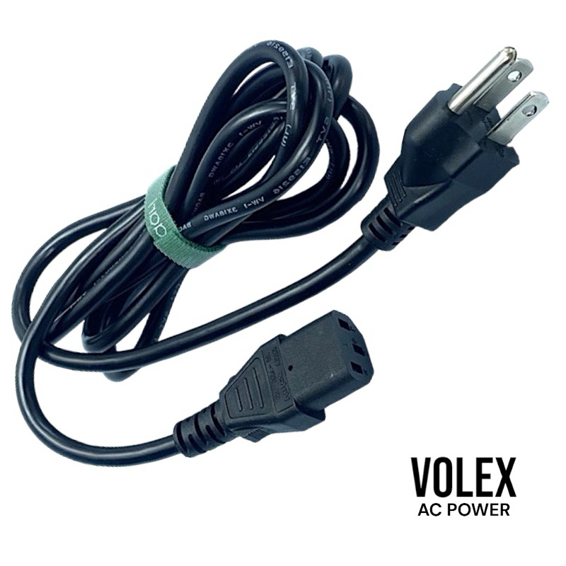 สายไฟ AC Power VOLEX ยาว 2.4 เมตร | สายไฟ 3 ขา 18AWG สำหรับคอมพิวเตอร์ ...