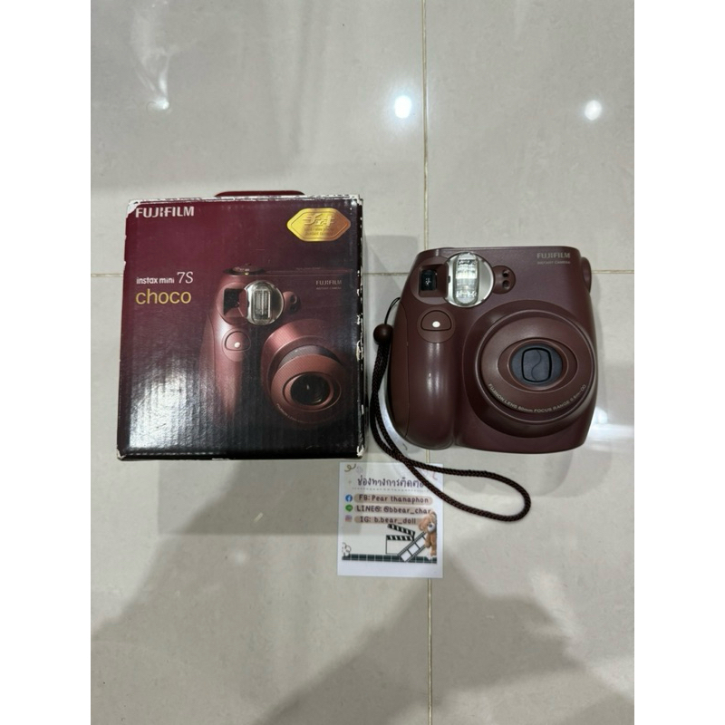 กล้องinstaxมือ2 Fuji instax mini7s chocolate limited edition | Shopee ...