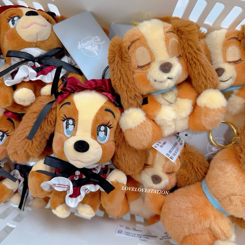 พร้อมส่ง☁️🧺พวงกุญแจ Lady and the tramp Keychain disneystore | Shopee ...