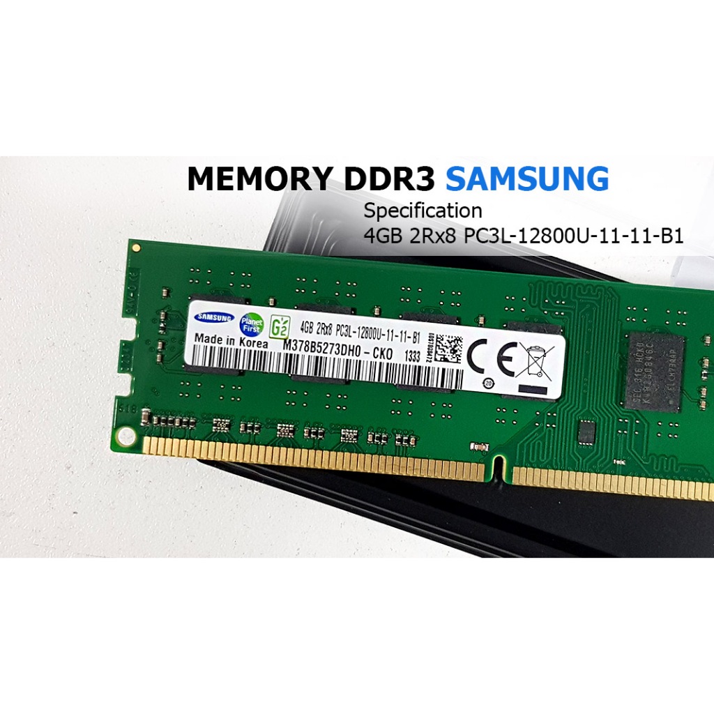  Desktop DDR3 4GB 2Rx8 PC3L 12800U 11 11 B1 Samsung 