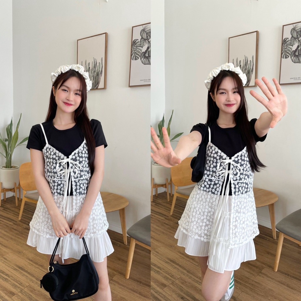 สายเดี่ยวตัวยาว ผ้ายีน #FF57 #FF22 #FF27 #FF08 | Shopee Thailand