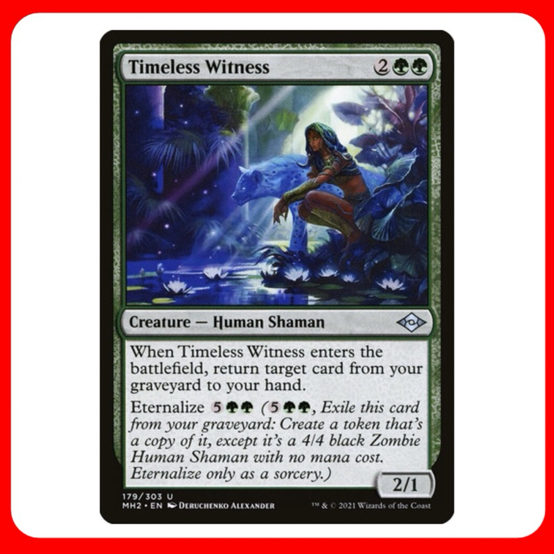 [MTG] Timeless Witness [MH2] [GREEN] [UNCOM] [NORMAL] [ENG] (การ์ดเมจิค ...