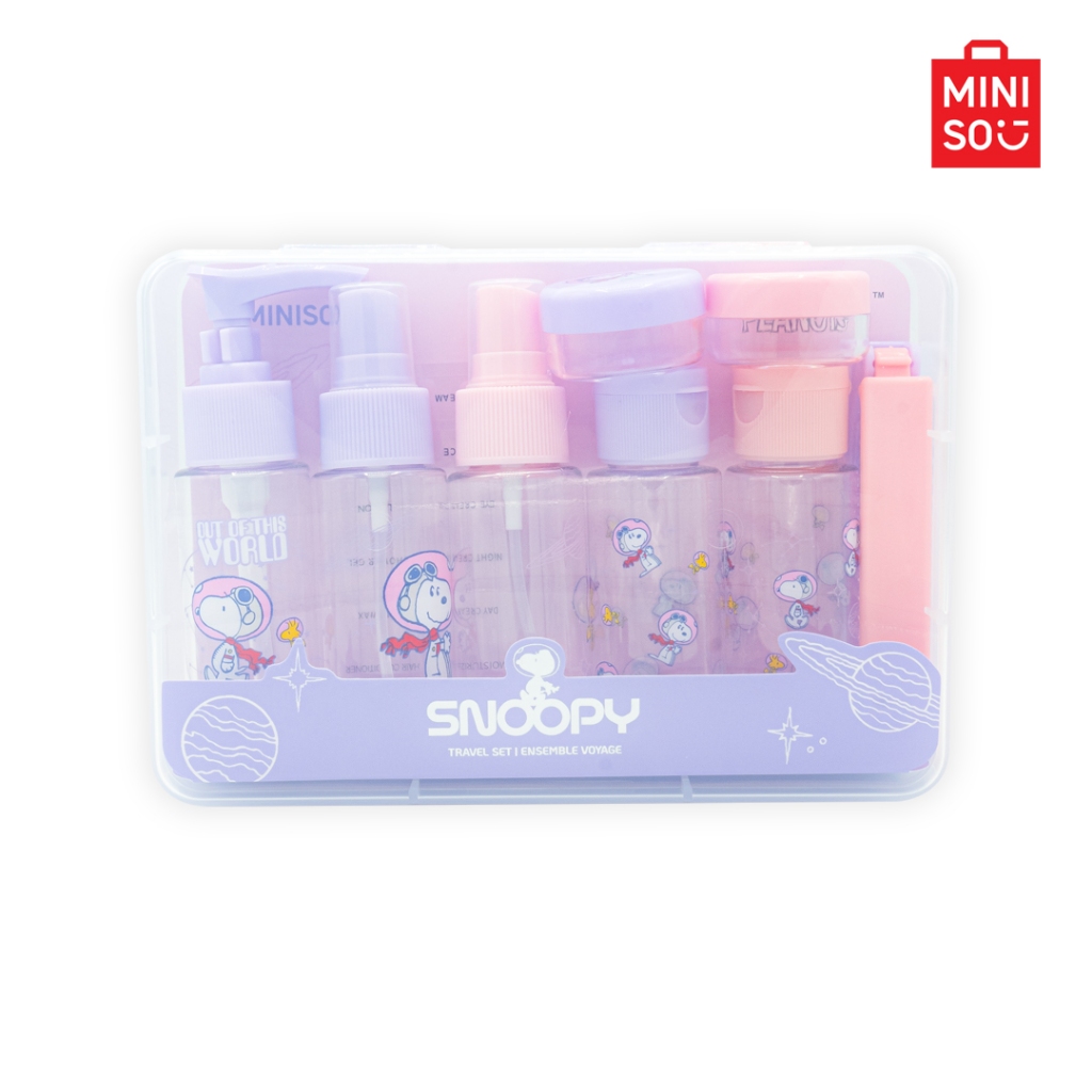 MINISO ชุดขวดพกพา สำหรับเดินทาง Snoopy the Little Space Explorer ...