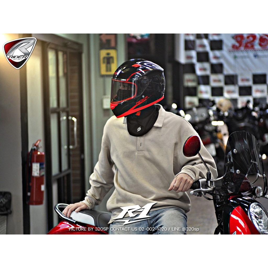 ถูกที่สุดในประเทศ!! หมวกกันน็อค RIDER R1 / R1X ของใหม่ น้ำหนักเบา ส่งไว ...