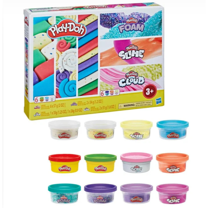 Play-Doh Colors and Textures Variety Pack | Shopee Thailand