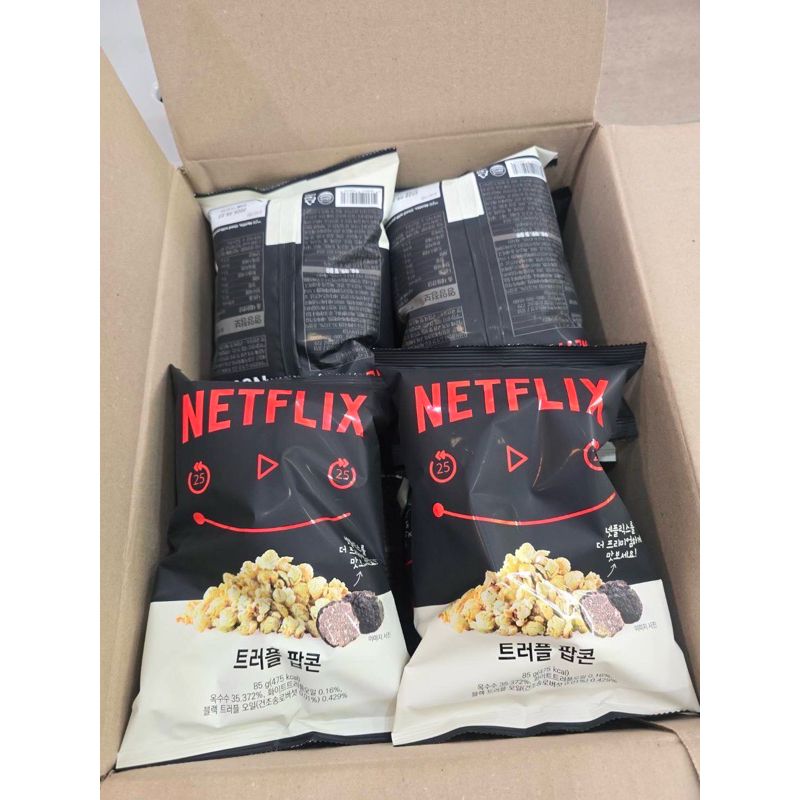 📣 สินค้าพรีออเดอร์นะคะ 🙏🏻 Netflix truffle popcorn 85g. (เกาหลี ...