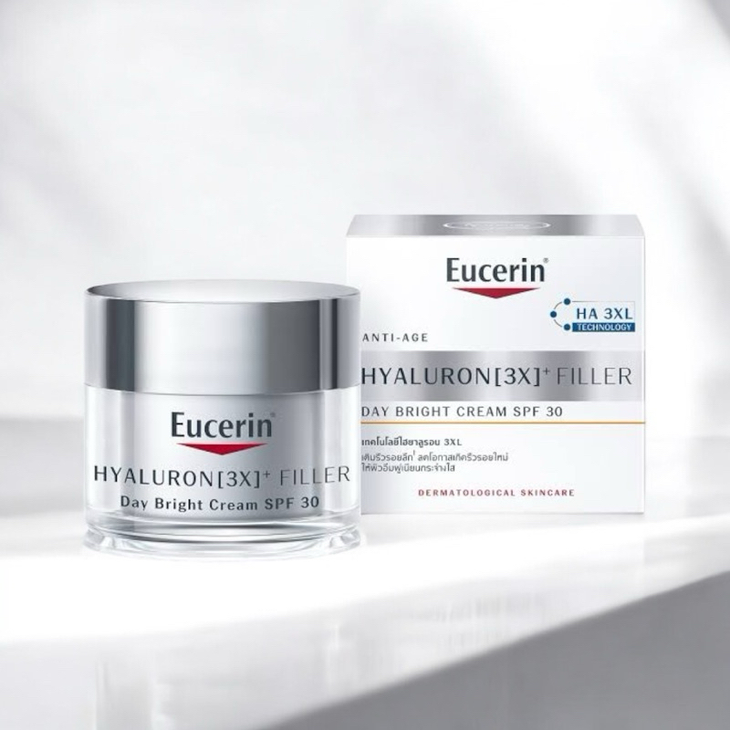 ของแท้ 100% หมดอายุ 02/27 Eucerin Hyaluron [3X] Filler Day Cream SPF 30 ขนาดจริง 50ML | Shopee ...
