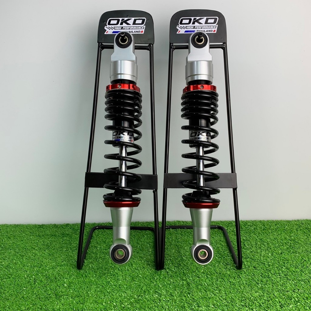 โช๊คOKD WAVE (ใส่ WAVE ปี 2019-2025 หูบนยาว+หูล่างหลบบังโซ่ ) รุ่น Advance โช๊คอัพ okd thailand ...