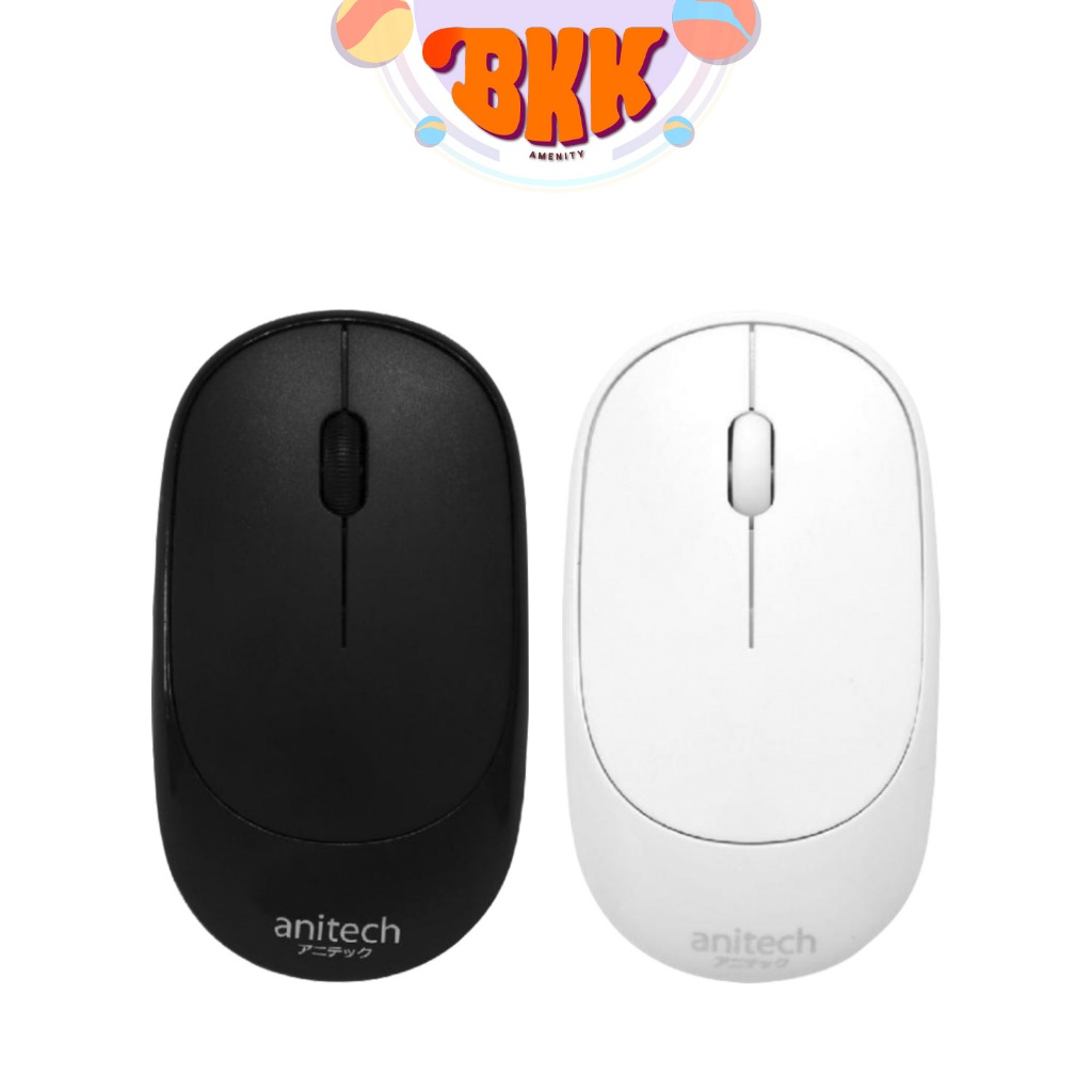 Anitech เมาส์ไร้สาย Wireless Mouse W224 มีให้เลือก 2 สี (จำนวน 1 ชิ้น ...