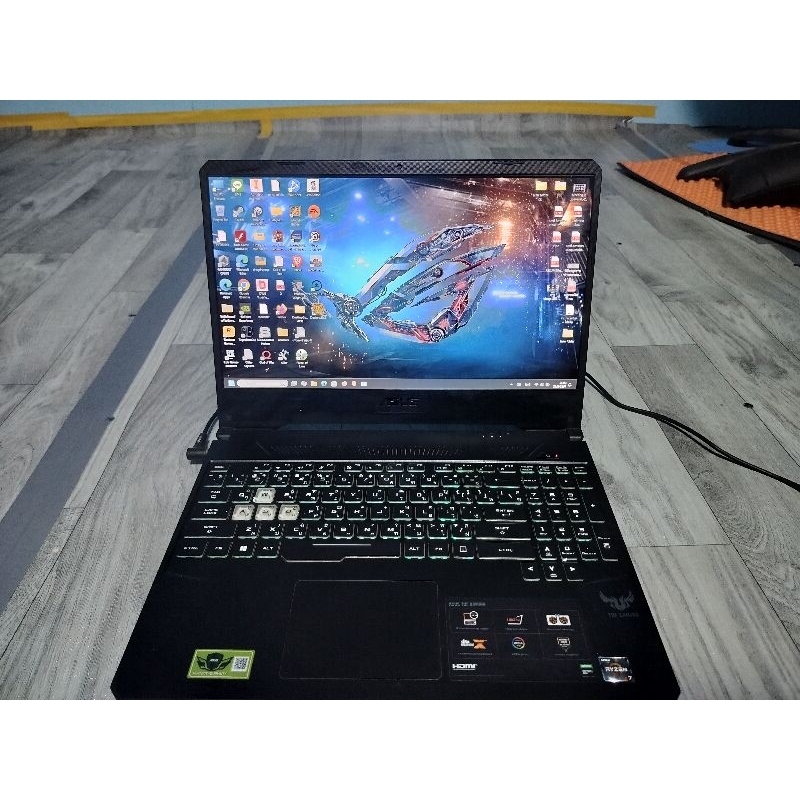 Asus tuf gaming fx505dt CPU AMD Ryzen 7 3750H Ram 16 หน้าจอ 144Hz มือ ...
