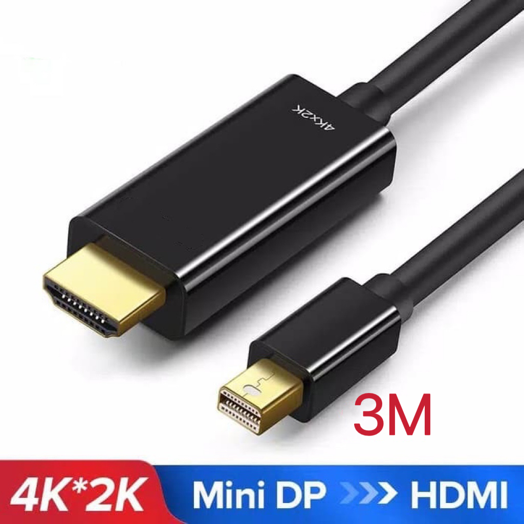 Mini DisplayPort to HDMI Male to Male cable 1.8M 3M Converter 2160P ...