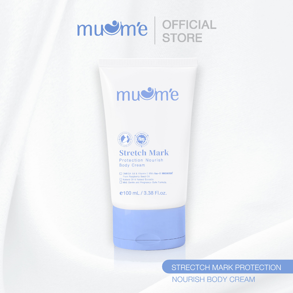 Muume Stretch Mark Protection ครีมบำรุงผิวกายป้องกันรอยแตก | Shopee ...