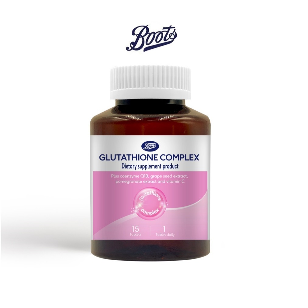 BOOTS FOOD SUPPLEMENT บู๊ทส์ กลูตาไธโอน คอมเพล็กซ์ (ผลิตภัณฑ์เสริมอาหาร ...