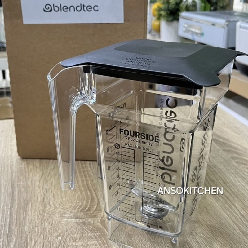 โถปั่น Blendtec Fourside Jar พร้อมฝาปิดและใบมีด ใช้ได้กับเครื่องปั่น Blendtec ทุกรุ่น ของแท้ ...