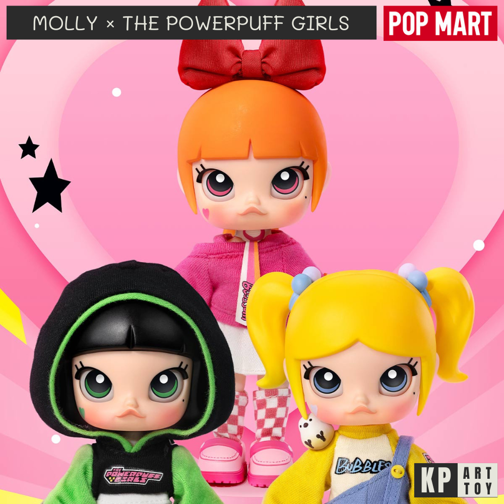 ⭐พร้อมส่ง⭐MOLLY×The Powerpuff Girls Series Action Figure POPMART ...