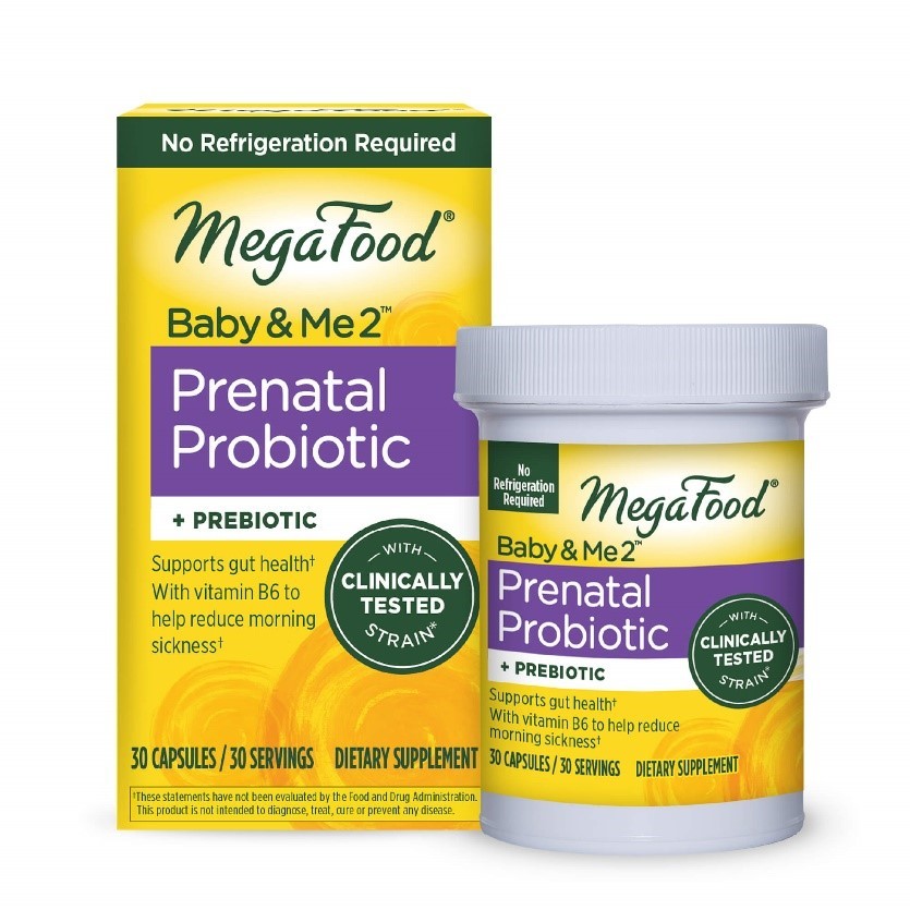 Megafood Baby & Me 2 Prenatal Probiotic + Prebiotic โปรไบโอติกพร้อมพรี ...