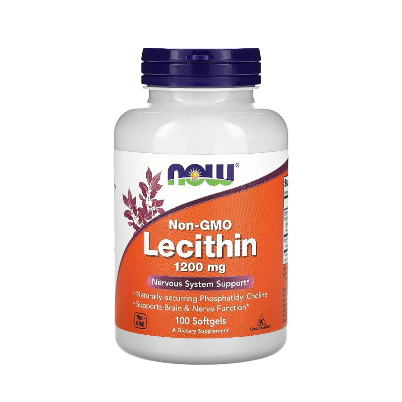 exp 110/2027 เลซิติน Now Foods Lecithin, 1200 mg, 100 Softgels | Shopee ...