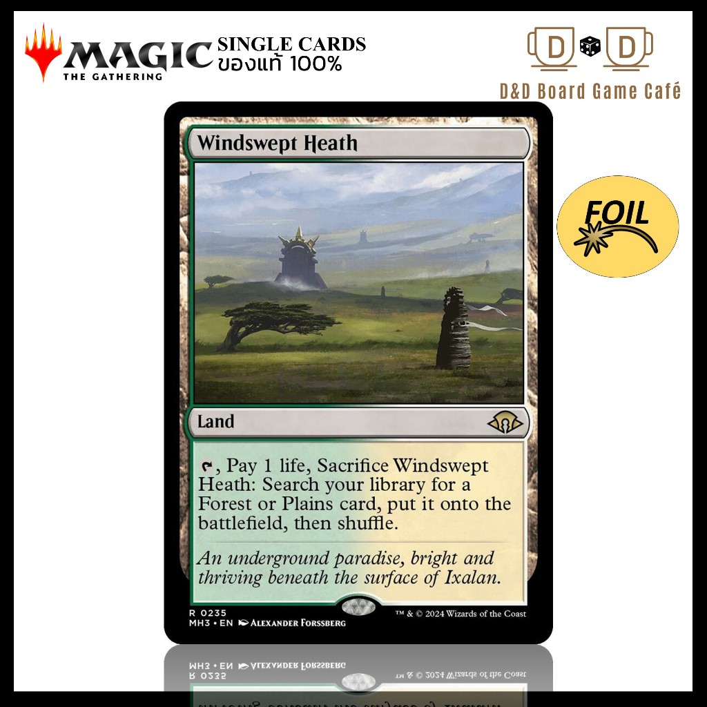 [MTG] Windswept Heath (FOIL) การ์ด MTG ของแท้ Magic The Gathering ...