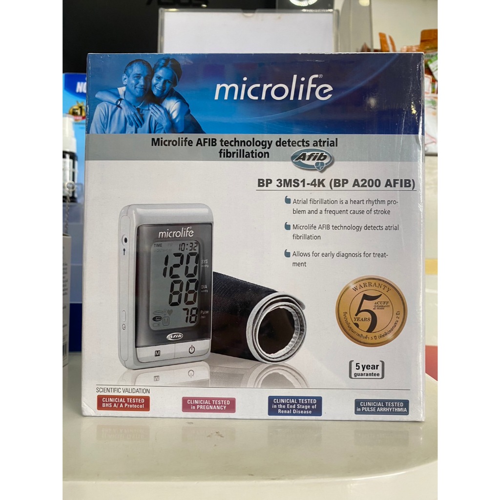 สมาพันธ์ MICROLIFE เครื่องวัดความดัน รุ่น 3MS1-4K | Shopee Thailand