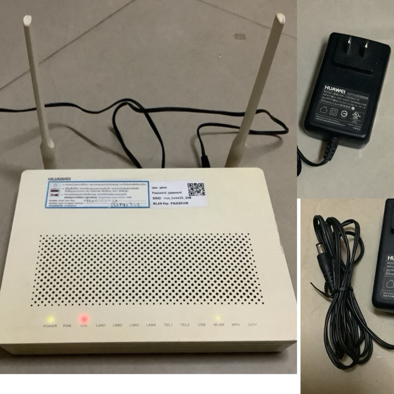 Huawei Gpon router HG8247H มือสองตำหนิ สวิทช์ค้าง เครื่องเปิดทำงานตลอด ...