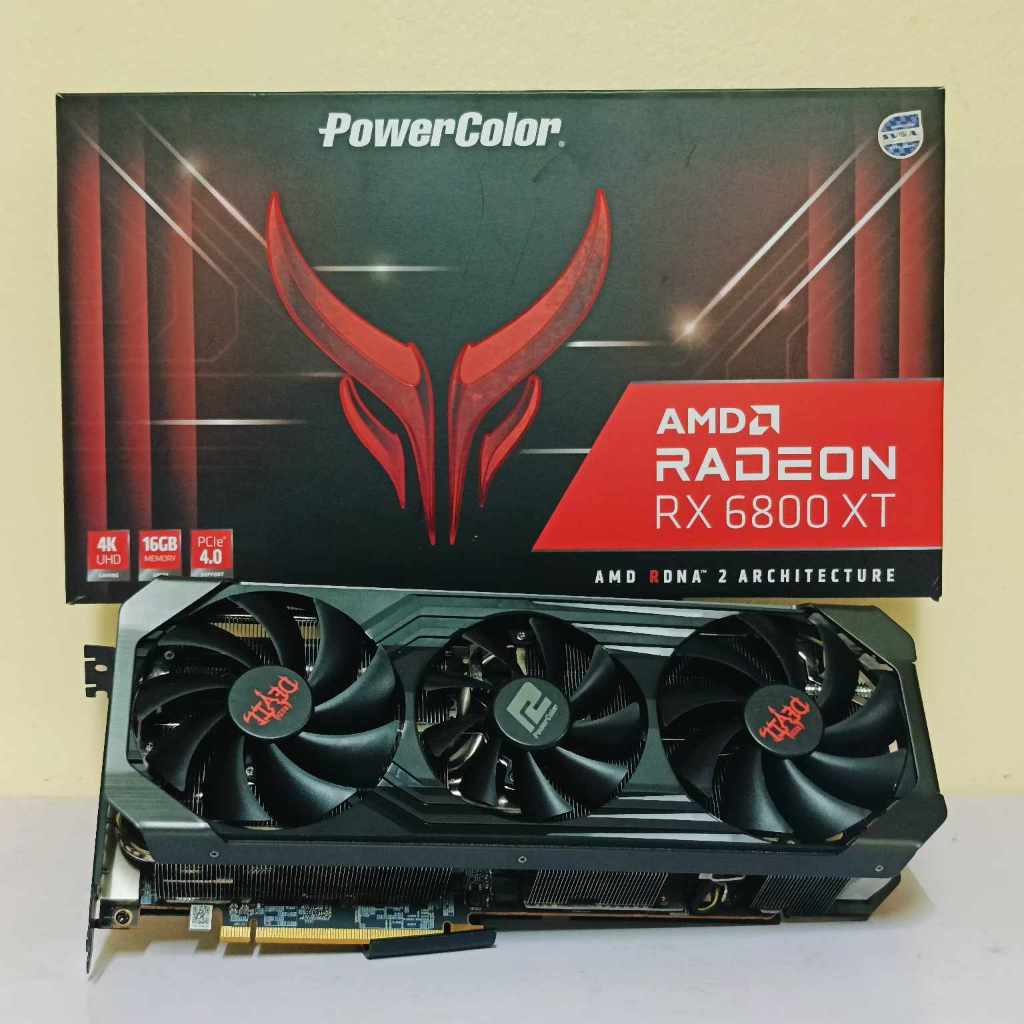 RX 6800 XT POWER COLOUR RED DEVIL 16GB สินค้ามือสอง | Shopee Thailand