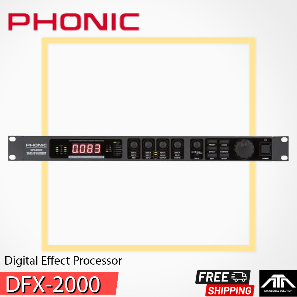 PHONIC DFX 2000 Digital Effect Processor DFX-2000 Digital Effect ...