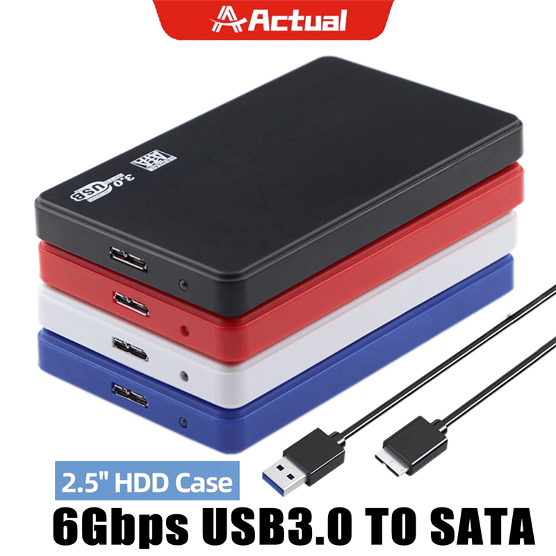 Actual 🇹🇭 กล่องใส่ HDD USB 3.0 External Box Hard Drive 2.5 กล่องใส่ ...