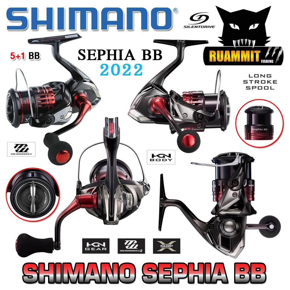 รอกตกปลา รอกสปินนิ่ง SHIMANO SEPHIA BB ปี 2022 (มีให้เลือกหลายเบอร์) | Shopee Thailand