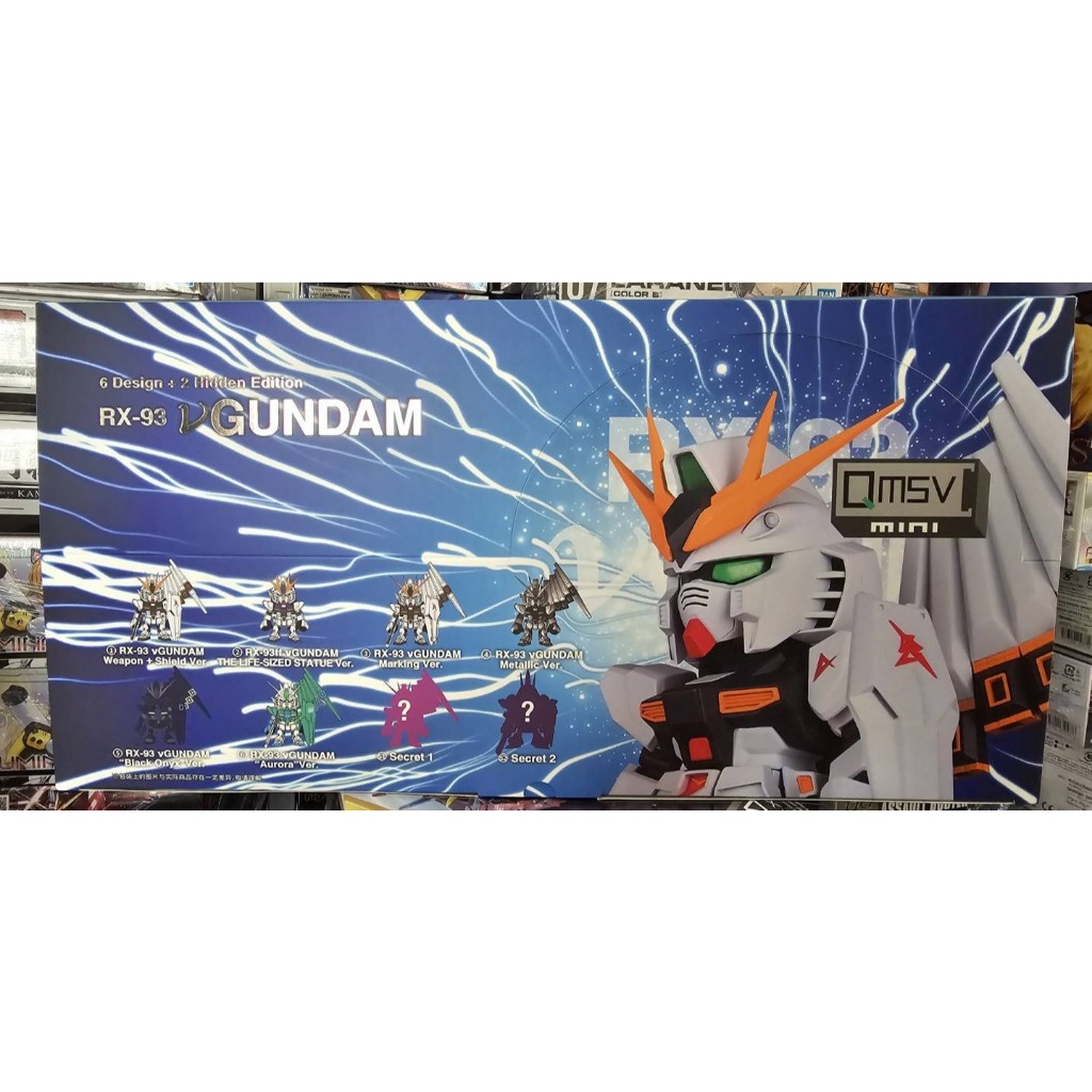 QMSV mini RX-93 νGUNDAM (แบบยก BOX 8 กล่อง) สินค้าพร้อมจัดส่ง | Shopee ...