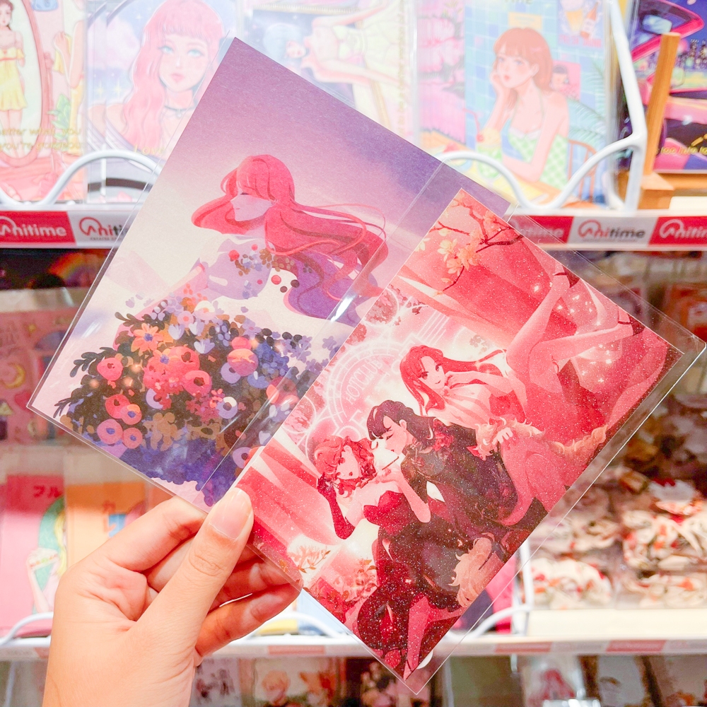 Artprint โปสการ์ดหลากหลายลวดลาย สินค้าออกแบบโดยศิลปินชาวไทย [1107 siradasue] | Shopee Thailand