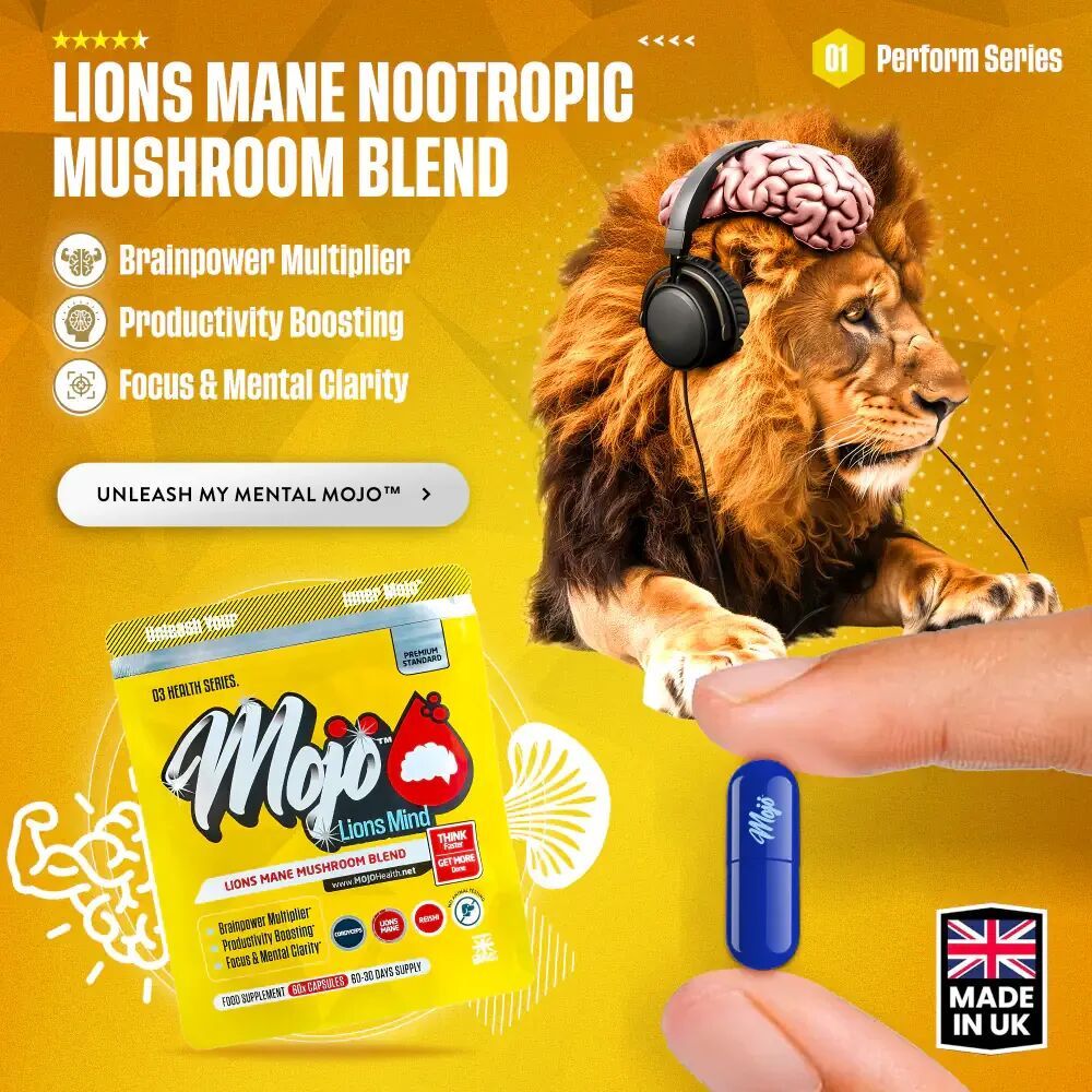 🦁🍄 แคปซูลเห็ดหัวลิง MOJO™ Lion's Mane Mushroom Capsules 🍄🦁 แคปซูลเห็ด ...