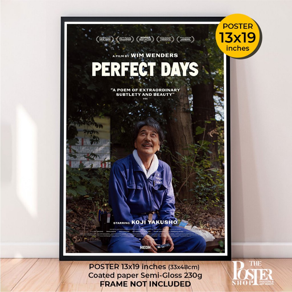 Perfect Days Poster หยุดโลกเหงาไว้ตรงนี้ ภาพขนาด 13x19 และ 12x12 นิ้ว ...