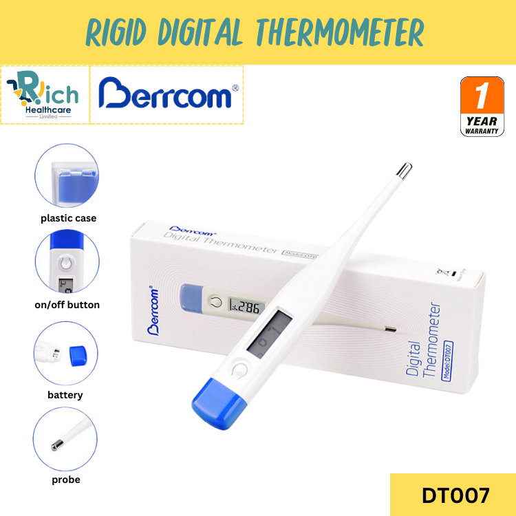 Berrcom RIGID DIGITALTHERMOMETER (DT007) เครื่องวัดอุณหภูมิแบบดิจิตอล ...