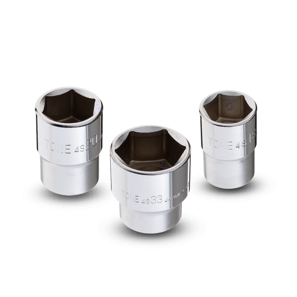 TONE ลูกบล็อก 6เหลี่ยมขนาด 1/2" รุ่น 4S - Socket 6Pt. 1/2" Model 4S | Shopee Thailand
