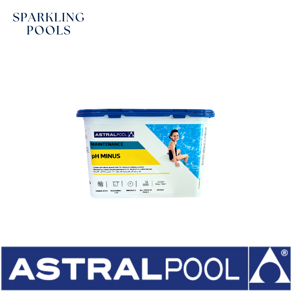 ตัวลดค่า pH ในสระว่ายน้ำ ขนาด 1 kg - Astralpool Solid Ph minus pH reducer Package 1 kg | Shopee ...