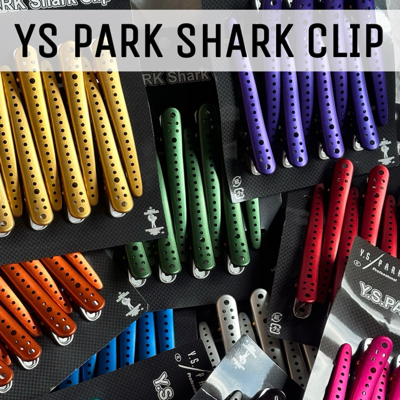 (พร้อมส่ง/ของญี่ปุ่นแท้ถูกที่สุด) YS Park Shark Clips 1 pack/8pcs. กิ๊บ ...