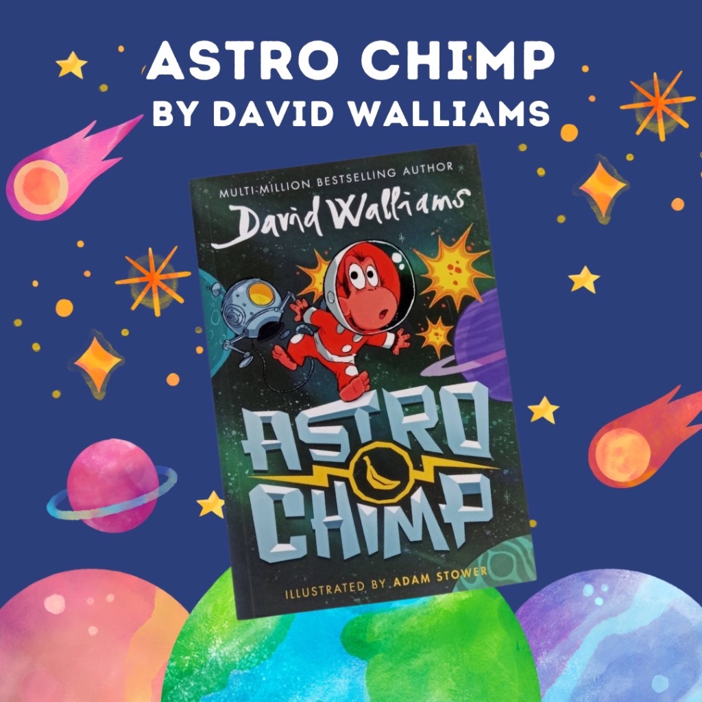 หนังสือ Astro Chimp โดย David Walliams ภาษาอังกฤษ comic book ล่าสุด ...