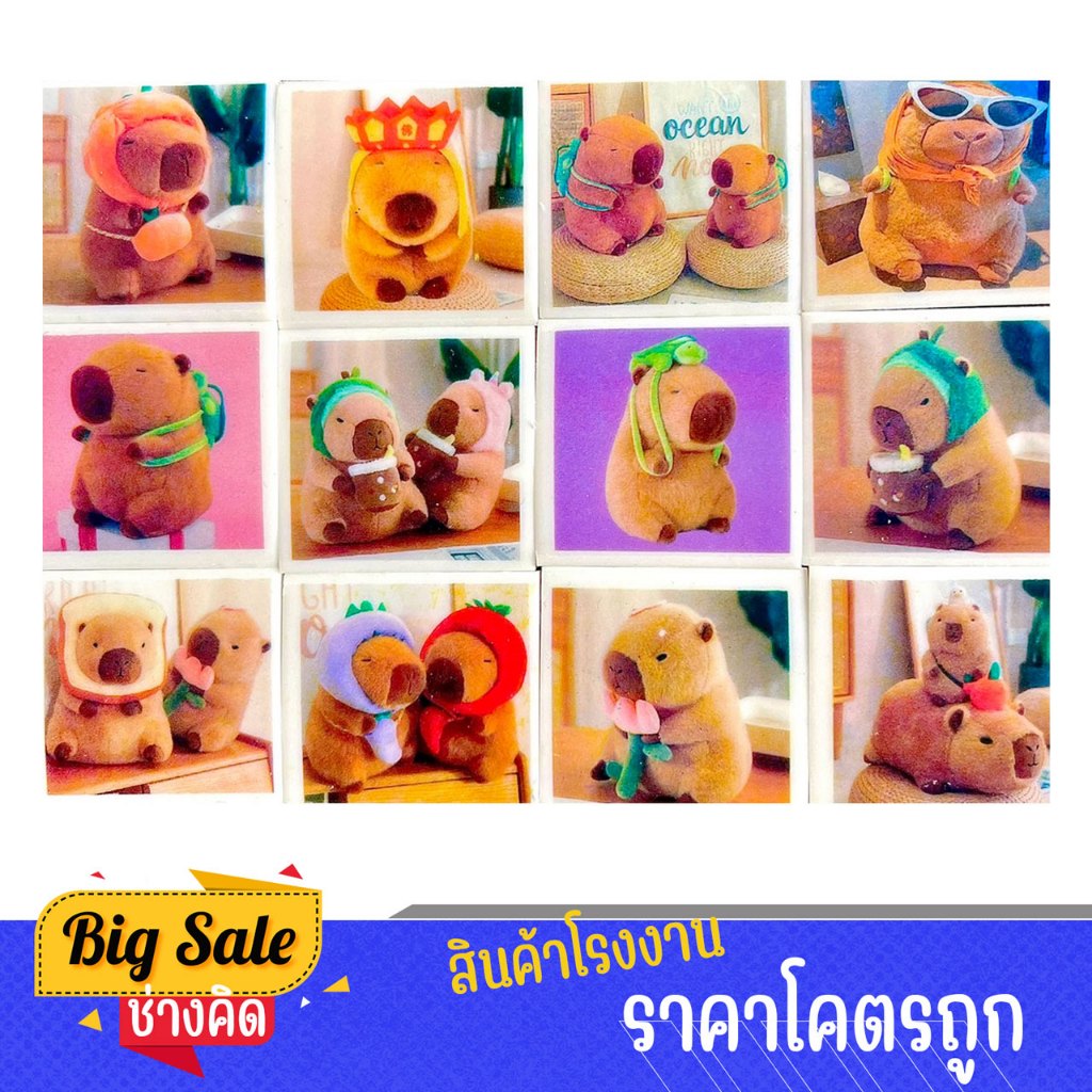 changkid ยางลบ Capybara คาปิบาร่า ยางลบลายน่ารัก คละลาย (1ก้อน) | Shopee Thailand