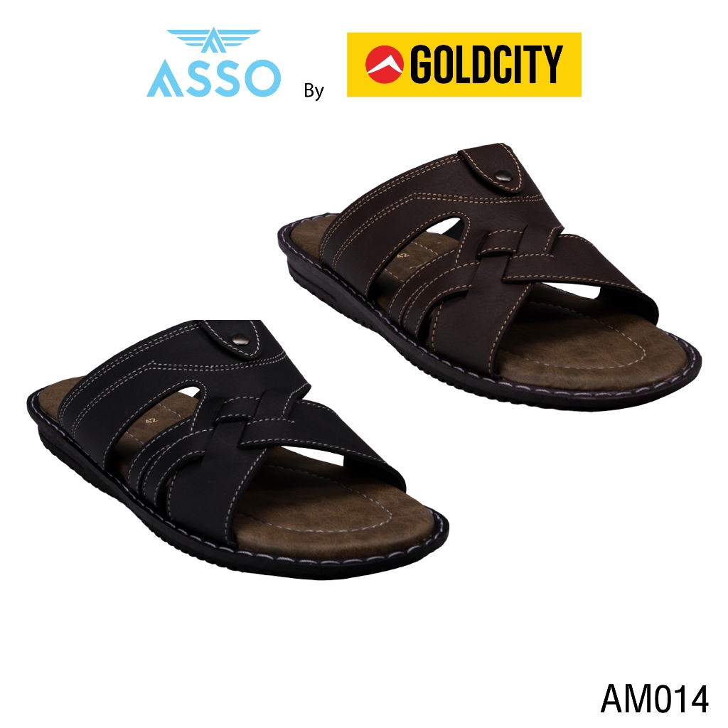 GOLDCITY รองเท้าแตะ กันลื่น รุ่น AM014 (40-45) | Shopee Thailand