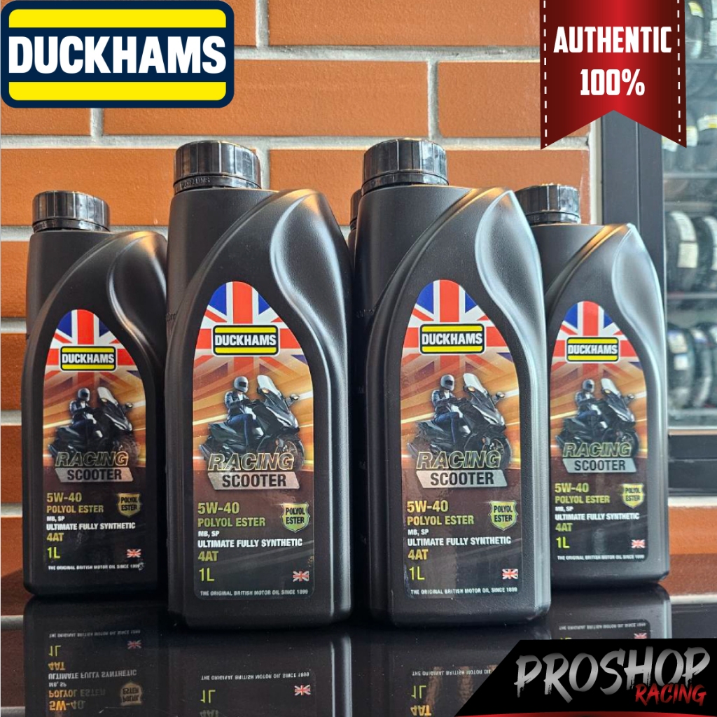 💥ของแถมทุกออเดอร์💥น้ำมันเครื่อง Duckhams 5W40 5W50 สำหรับ Scooter ...
