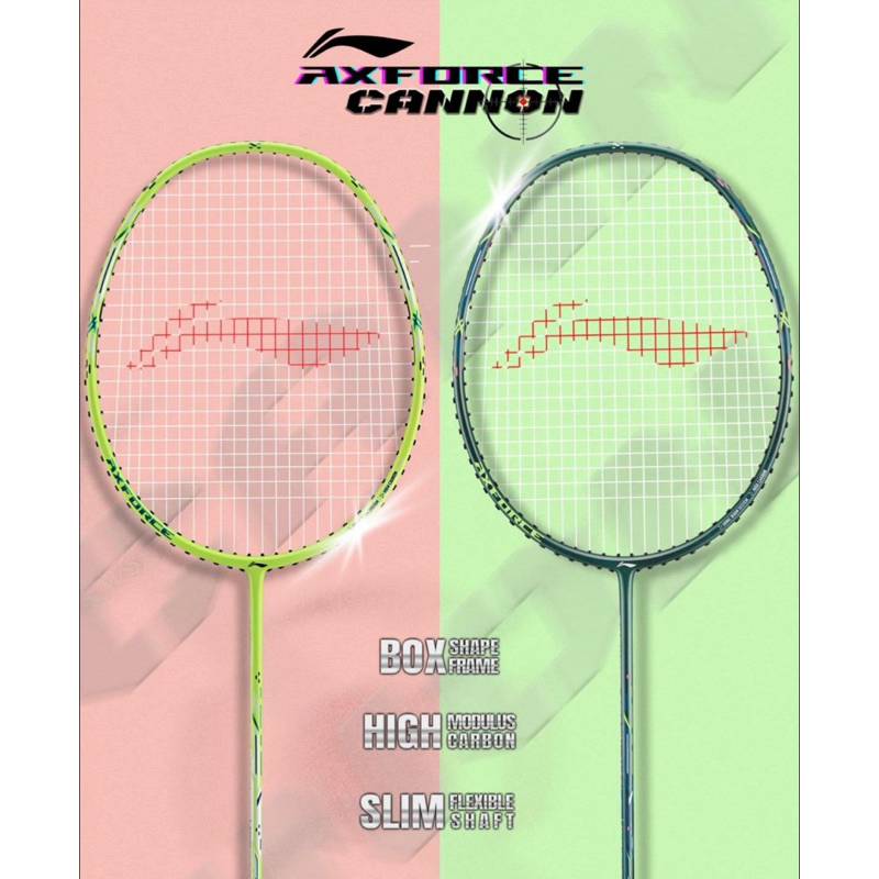 ไม้แบดมินตัน LI-NING Axforce Cannon / Light แถมครบชุด | Shopee Thailand