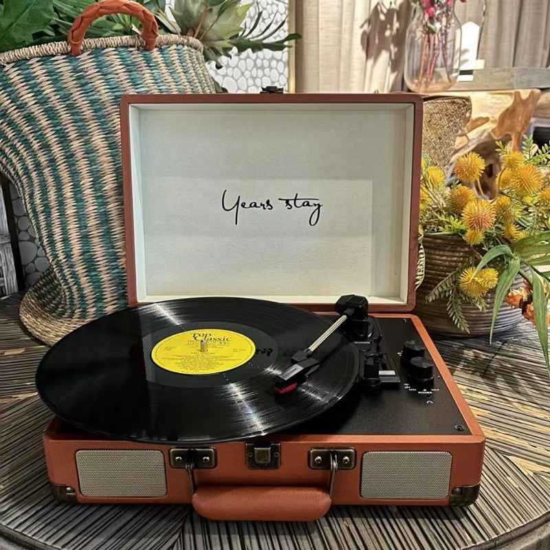 Vintage turntable vinly record player Lp player แผ่นเสียง | Shopee Thailand