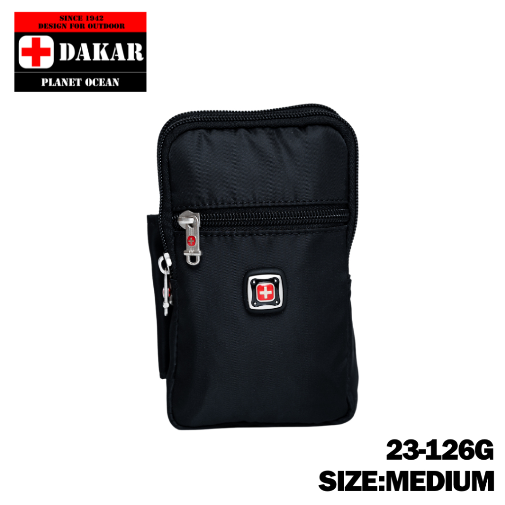 DAKAR กระเป๋าคล้องเข็มขัด (ขนาดกลาง) / คาดเอว รุ่น 23-126G | Shopee Thailand