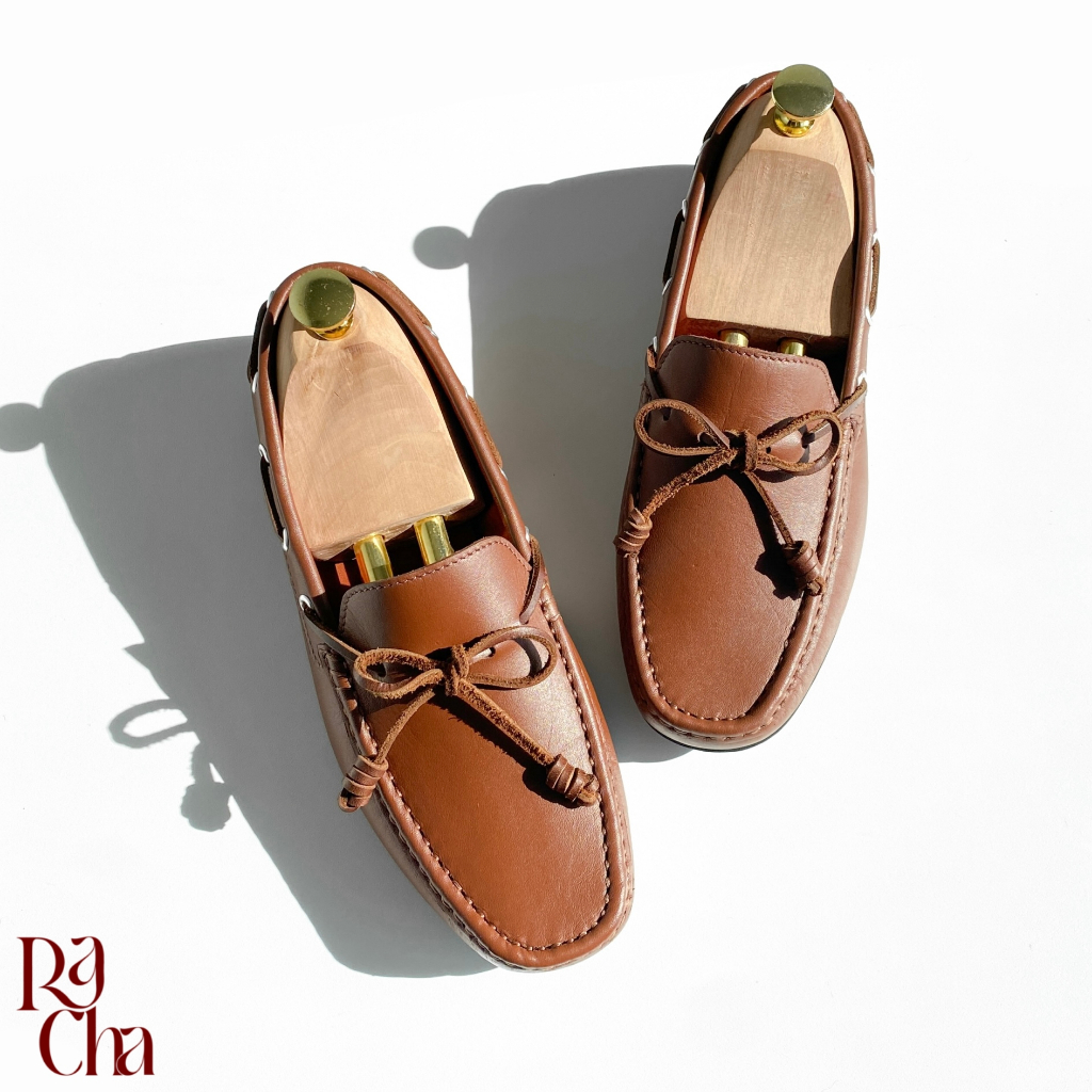 String Loafer สีน้ำตาล รองเท้าหนังวัวแท้ โลฟเฟอร์หนังแท้ unisex -สามารถใส่ได้ทุกเพศ | Shopee ...