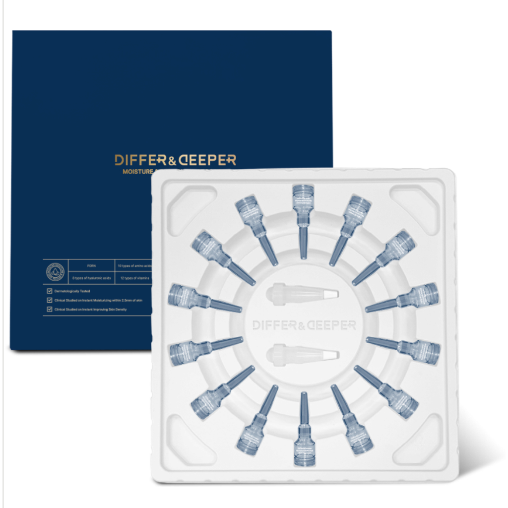 (🌼แท้ / พร้อมส่ง🌼) Differ&Deeper Moisture&Revital Skin Booster ยกกล่อง 2ml*14ea | Shopee Thailand