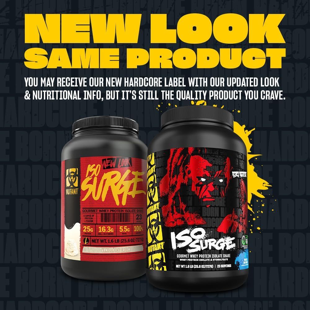 Mutant Iso Surge Whey Isolate 5lbs + รับฟรี!! Mutant Born Hardcore ...