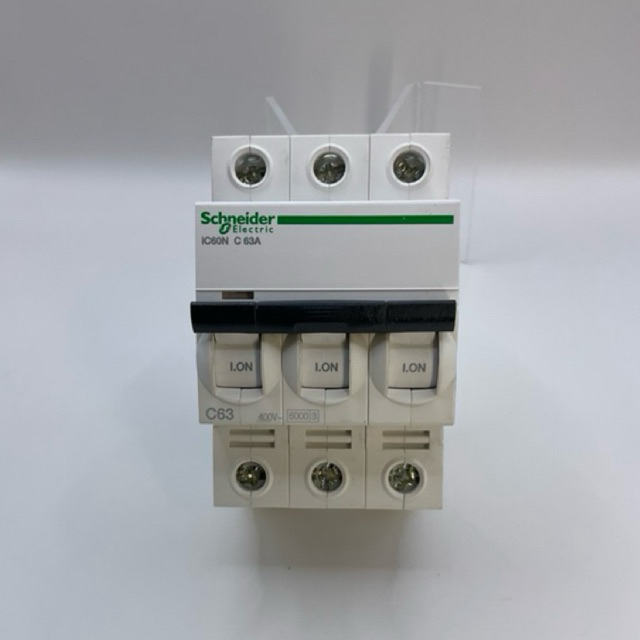 Schneider Electric - Miniature circuit-breaker, Acti9 iK60N, 3P, 63 A, C curve, 6000 A_A9F74363 ...