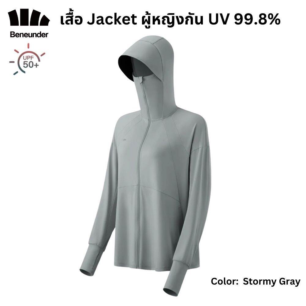 Beneunder เสื้อแจ็คเก็ตกันแดดสำหรับผู้หญิง UPF50+ UV99.8% รุ่น Icewave | Shopee Thailand
